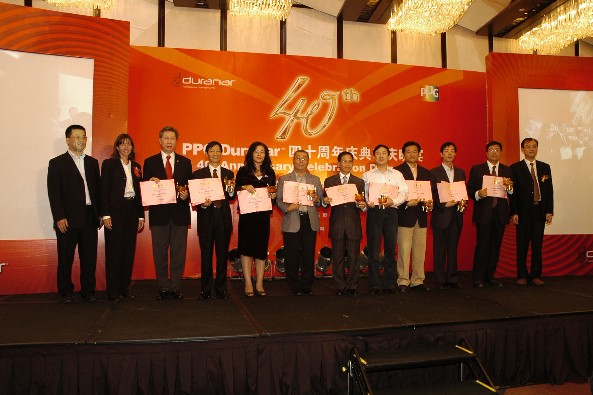 PPG 庆祝DURANAR®涂料品牌40周年生日